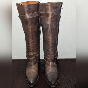 Freebird by Steven | Shoes | Rare Freebird Flynn Boots Stone Sz 7 Rare | Poshmark